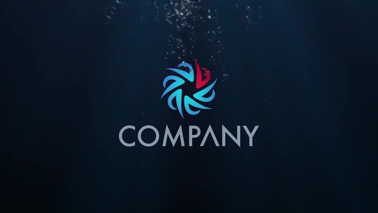 Cinematic Water Logo Animation – Splash Opener – E493